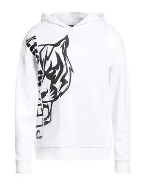 PLEIN SPORT Printed Jersey Sweatshirt White