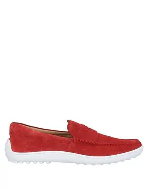 TOD'S TOD'S Suede Loafers Brick Red