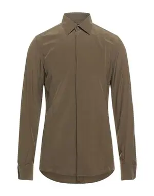 Dolce & Gabbana Gold Shirt Size Silk - Military Green