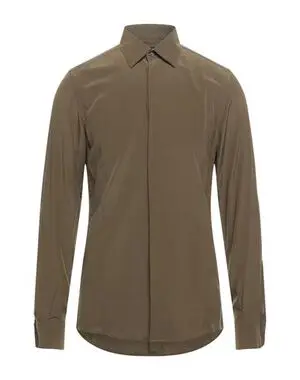 Dolce & Gabbana Gold Shirt Size Silk - Military Green