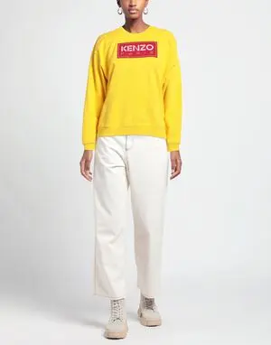 Kenzo Cotton Sweatshirt - Yellow