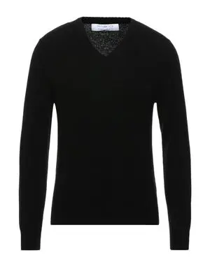 Malo Optimum Wool-Cashmere Sweater Black