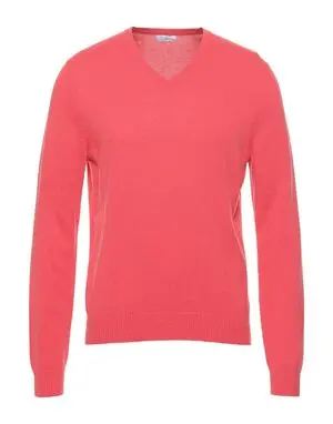Malo Optimum Wool-cashmere Sweater - Coral