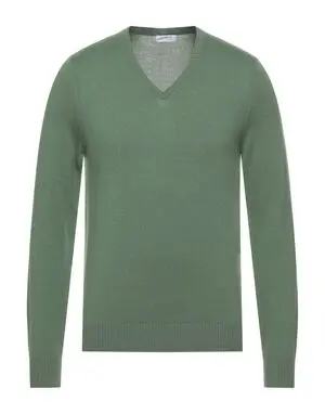 Malo Optimum Wool-Cashmere Sweater Green