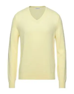 Malo Optimum Wool-Cashmere Sweater Light Yellow