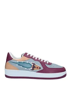 ENTERPRISE JAPAN ENTERPRISE JAPAN Leather Low-Top Sneakers Garnet