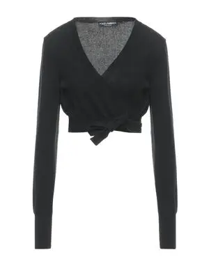 Dolce & Gabbana Cashmere Wrap Cardigan - Black