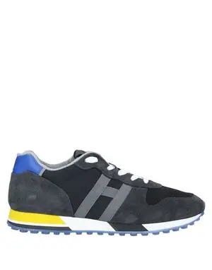 Hogan HOGAN Soft Leather And Textile Sneakers Lead