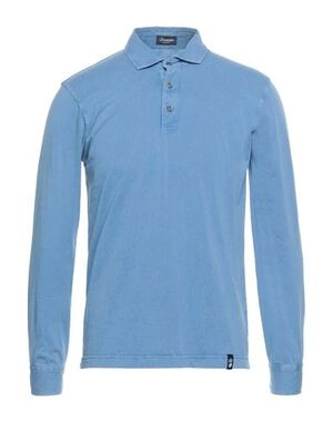 DRUMOHR Polo Shirt Pastel Size Cotton - Blue