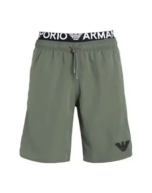 Emporio Armani Swim Trunks - Military Green