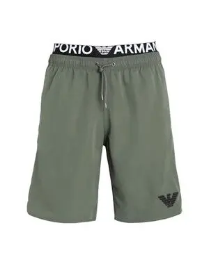 Emporio Armani Swim Trunks - Military Green