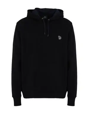 Paul Smith Regular Fit Organic Cotton Hoodie - Black
