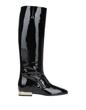 ROGER VIVIER Leather Boots With Appliqués