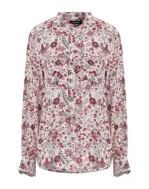 Isabel Marant Floral Print Satin Top - White