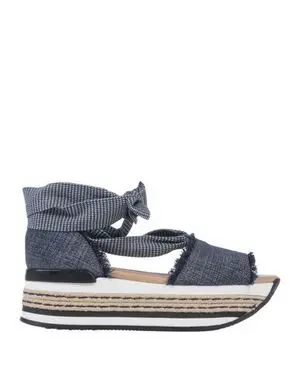 Lace Up Wedge Espadrilles