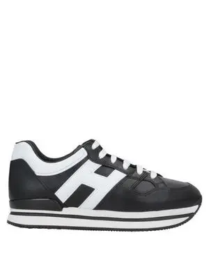 Hogan Leather Sneakers - Black