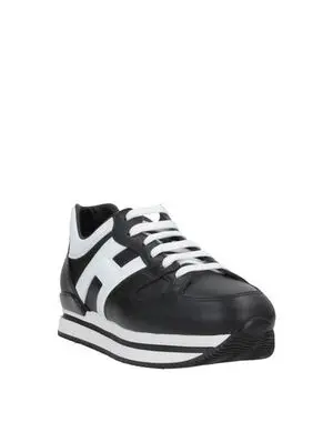 Hogan Leather Sneakers - Black