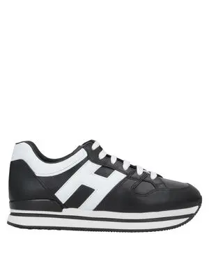 Hogan Leather Sneakers - Black