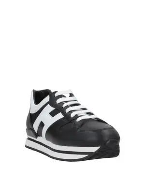 Hogan Leather Sneakers - Black