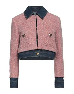 Moschino Couture Jacket In Virgin Wool Blend - Pink