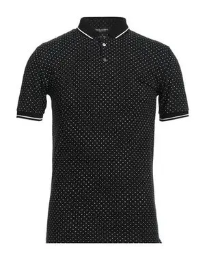 Dolce & Gabbana Polo Shirt Size Cotton, Bovine Leather - Black