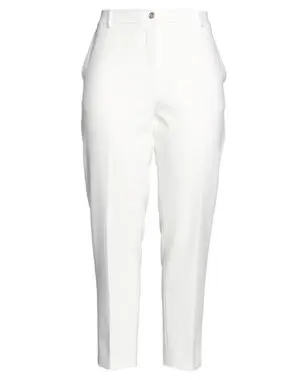 ANNA MOLINARI Tapered Crepe Pants White