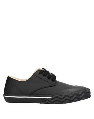 MAISON MARGIELA Soft Leather Sneakers - Black