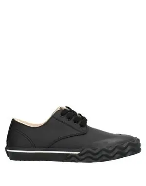 MAISON MARGIELA Soft Leather Sneakers - Black