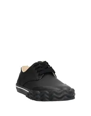MAISON MARGIELA Soft Leather Sneakers - Black
