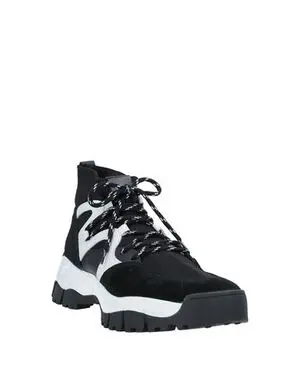 TOD'S Sneakers In Leather And Textile Fibers - Black