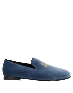Dolce & Gabbana Textile Loafers - Pastel Blue
