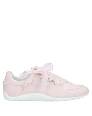 ROGER VIVIER Soft Leather Sneakers - Light Pink