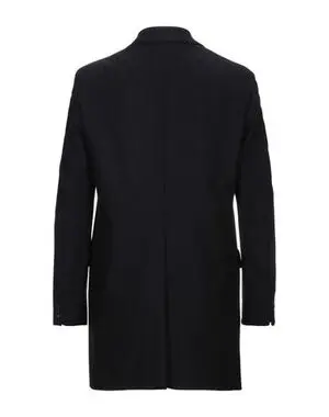 Dolce & Gabbana Coat In Virgin Wool And Nylon - Blue