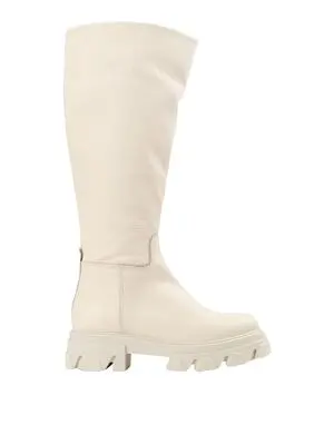 Steve Madden Boots Ivory Soft Leather Ivory