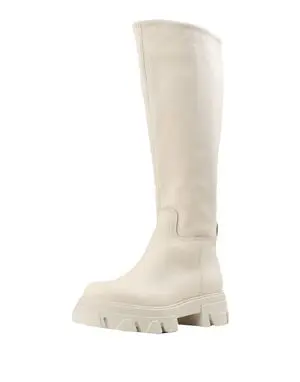 Steve Madden Leather Knee-high Boots - Ivory