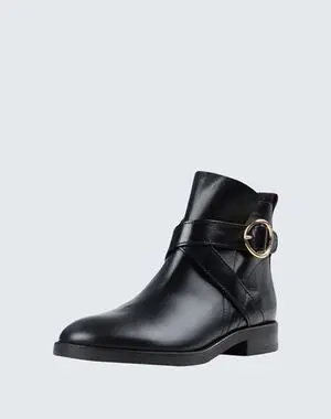 See By Chloé Leather Biker Ankle Boots