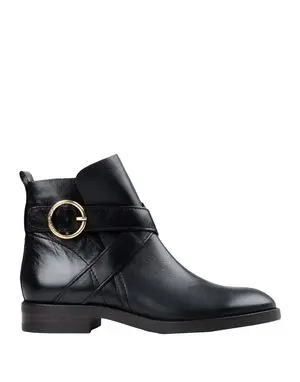 See By Chloé Leather Biker Ankle Boots