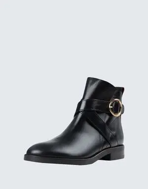 See By Chloé Leather Biker Ankle Boots