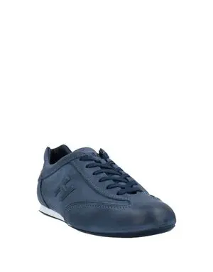 Hogan Leather Sneakers - Blue