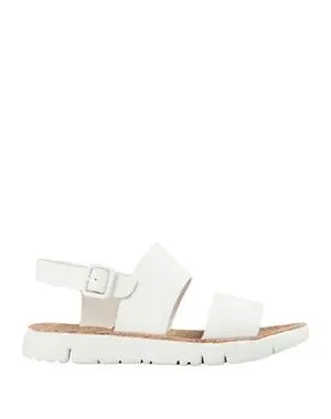 Camper Oruga Calfskin Slingback Sandals - White