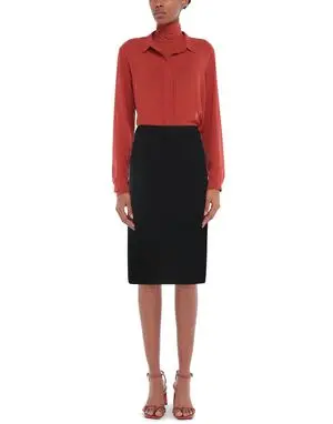 Burberry Wool Midi Pencil Skirt