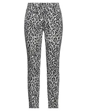 Blumarine Leopard-print Skinny Jeans - Grey