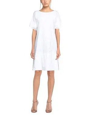 Les Copains Mini Flared Dress - White