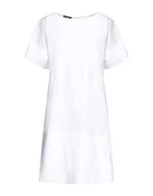 Les Copains Mini Flared Dress - White