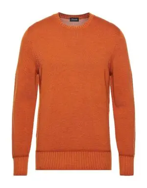 DRUMOHR Sweater Slate Merino Wool Orange