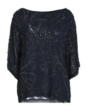 P.a.r.o.s.h Embellished Top - Dark Blue