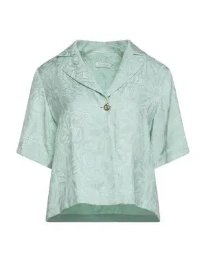 Sandro Jacquard Overshirt - Green