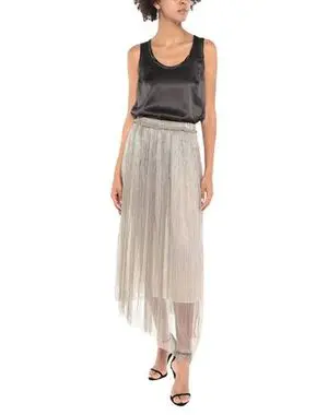 MARANT ETOILE Midi Pleated Skirt - Grey