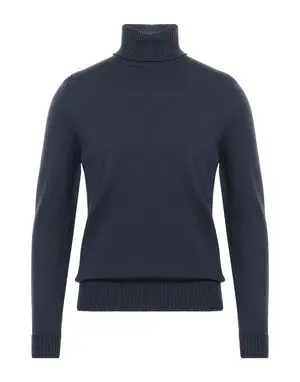 DRUMOHR Turtleneck Merino Wool Sweater - Blue