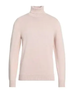 DRUMOHR Turtleneck Merino Wool Sweater Pink